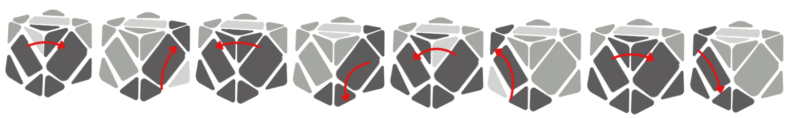 CubeIt Skewb Cube Algorithm – Cubeit